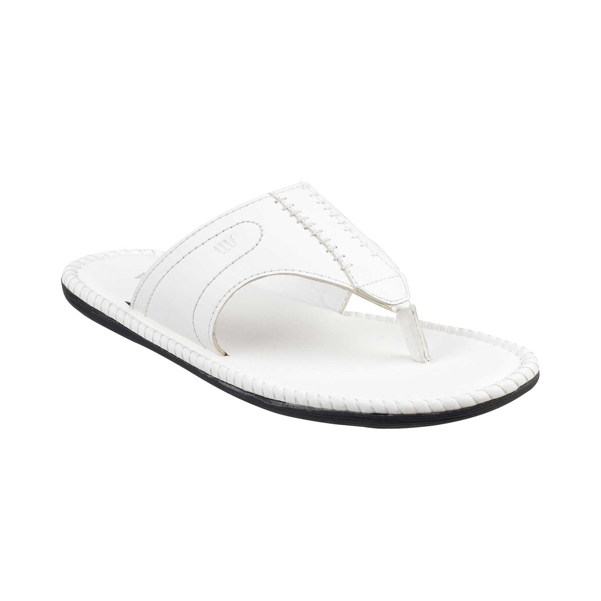 Men White Casual Slippers - Walkwayshoes