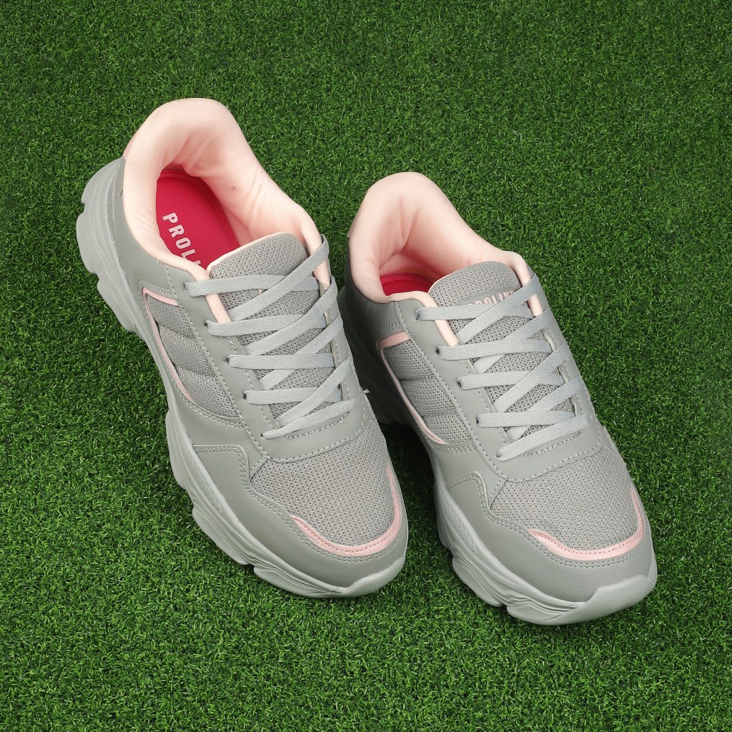 Womens Pink Walk Lace-Ups - Walkwayshoes