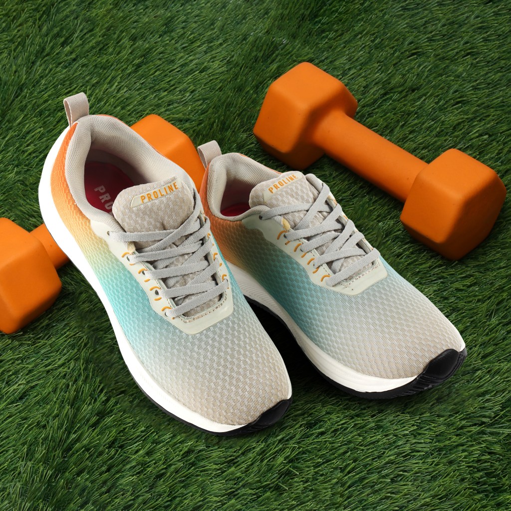 Womens Orange Walk Lace-Ups - Walkwayshoes